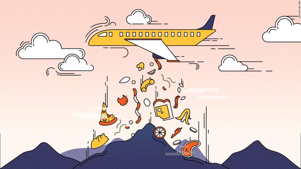 The airline industry's huge waste problem – Business A.M